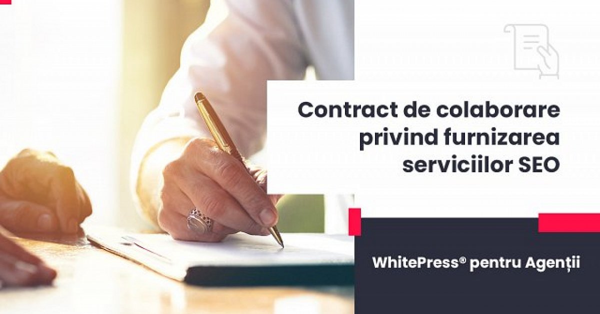 Model de contract de client pentru prestarea de servicii SEO